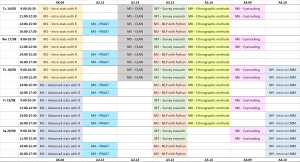 Programme – Summer school "Methods in language sciences"